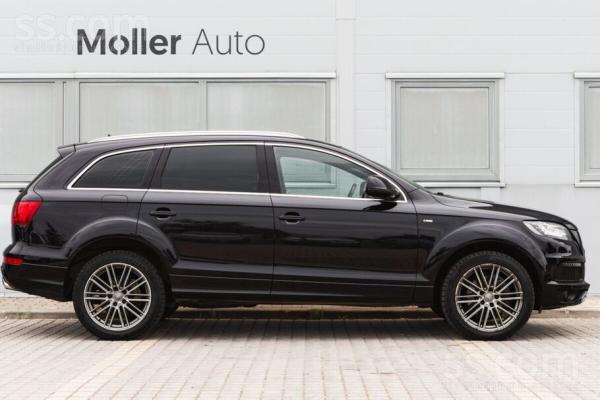 Black Audi Q7 2014 in Ventspils, with an engine capacity of 3.00 L and mileage of 246 thousand km for 12500 €, photo 6 on AUTOMOTO.COM.LV