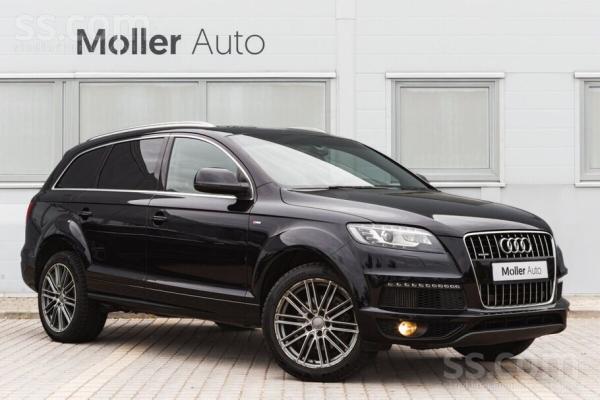 Black Audi Q7 2014 in Ventspils, with an engine capacity of 3.00 L and mileage of 246 thousand km for 12500 €, photo 7 on AUTOMOTO.COM.LV