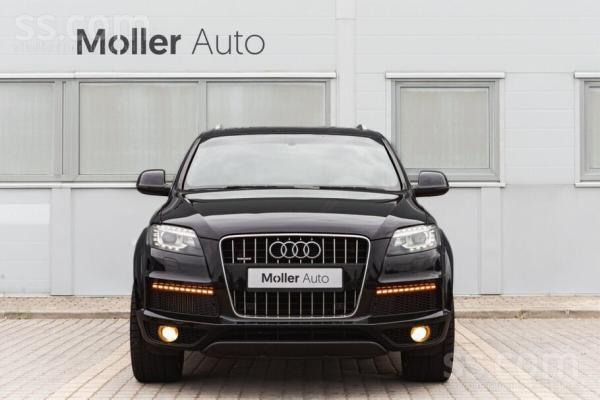 Black Audi Q7 2014 in Ventspils, with an engine capacity of 3.00 L and mileage of 246 thousand km for 12500 €, photo 8 on AUTOMOTO.COM.LV