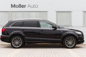 Black Audi Q7 2014 in Ventspils, with an engine capacity of 3.00 L and mileage of 246 thousand km for 12500 €, photo 7 on AUTOMOTO.COM.LV