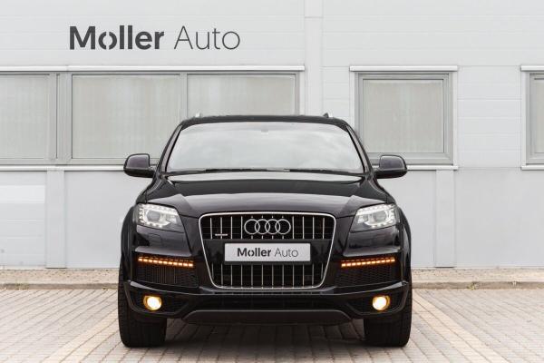 Black Audi Q7 2014 in Ventspils, with an engine capacity of 3.00 L and mileage of 246 thousand km for 12500 €, photo 8 on AUTOMOTO.COM.LV