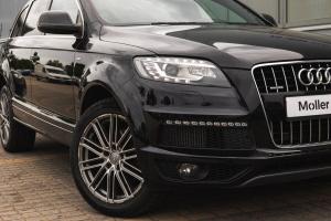 Black Audi Q7 2014 in Ventspils, with an engine capacity of 3.00 L and mileage of 246 thousand km for 12500 €, photo 11 on AUTOMOTO.COM.LV