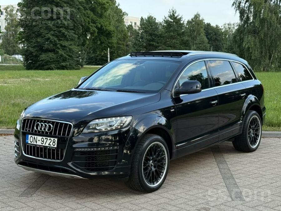 Melns Audi Q7 2014 Rīga, ar dzinēja tilpumu 3.00 L un nobraukumu 190 tūkst. km par 11990 €, foto 4 vietnē AUTOMOTO.COM.LV
