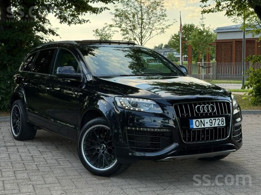 Melns Audi Q7 2014 Rīga, ar dzinēja tilpumu 3.00 L un nobraukumu 190 tūkst. km par 11990 €, foto 11 vietnē AUTOMOTO.COM.LV