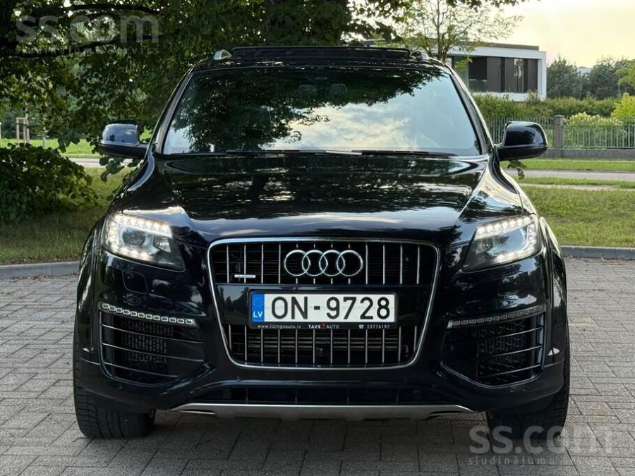 Melns Audi Q7 2014 Rīga, ar dzinēja tilpumu 3.00 L un nobraukumu 190 tūkst. km par 11990 €, foto 12 vietnē AUTOMOTO.COM.LV