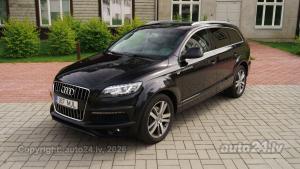 Melns Audi Q7 2014 Tartu, ar dzinēja tilpumu 3.00 L un nobraukumu 185 tūkst. km par 17900 €, foto  vietnē AUTOMOTO.COM.LV