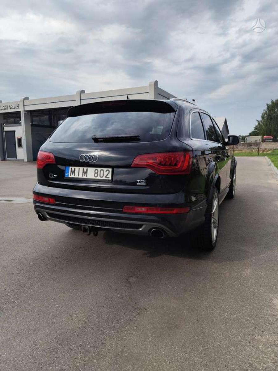 Melns Audi Q7 2014 Birštonas, ar dzinēja tilpumu 2.97 L un nobraukumu 308 tūkst. km par 10700 €, foto 5 vietnē AUTOMOTO.COM.LV