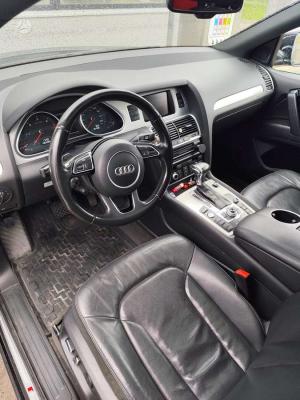 Melns Audi Q7 2014 Birštonas, ar dzinēja tilpumu 2.97 L un nobraukumu 308 tūkst. km par 10700 €, foto 14 vietnē AUTOMOTO.COM.LV