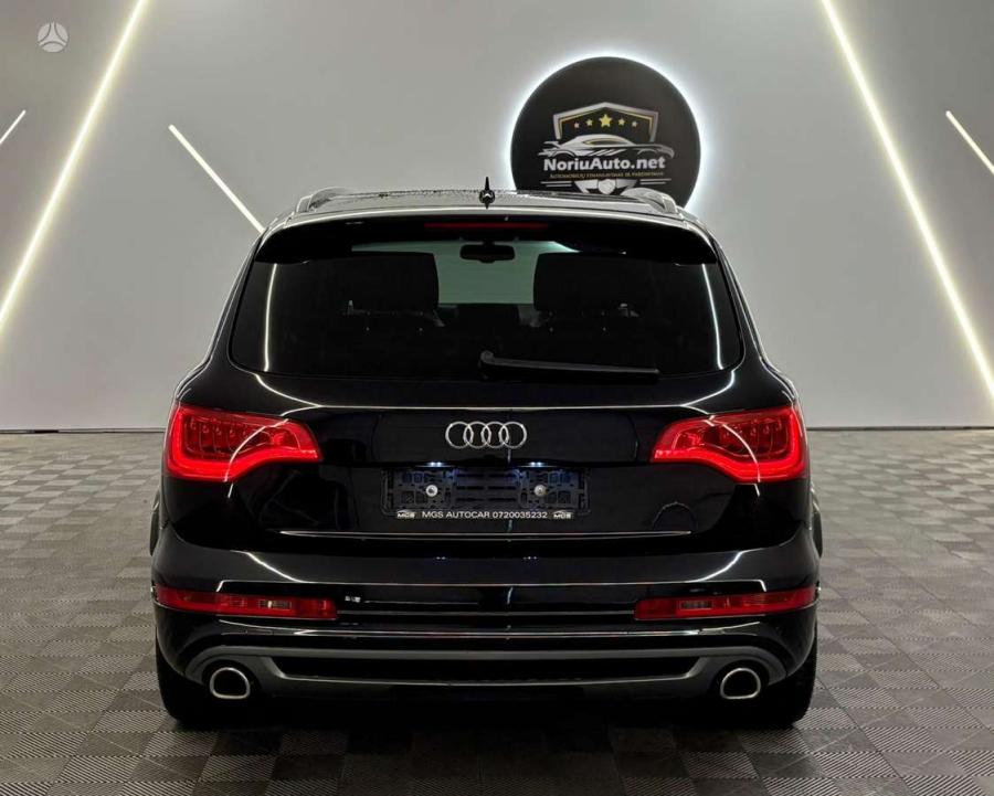 Melns Audi Q7 2014 Marijampole, ar dzinēja tilpumu 2.97 L un nobraukumu 256 tūkst. km par 13999 €, foto 7 vietnē AUTOMOTO.COM.LV