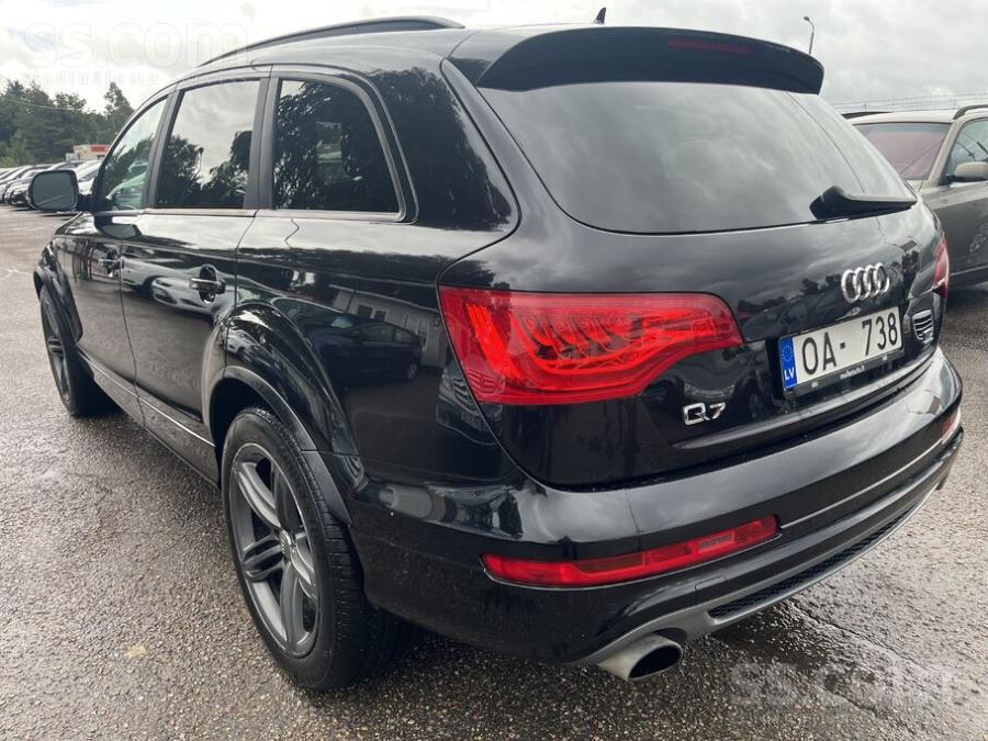 Black Audi Q7 2014 in Riga, with an engine capacity of 3.00 L and mileage of 0 thousand km for 13900 €, photo 8 on AUTOMOTO.COM.LV