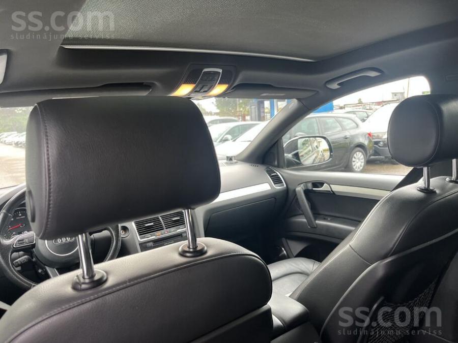 Black Audi Q7 2014 in Riga, with an engine capacity of 3.00 L and mileage of 0 thousand km for 13900 €, photo 13 on AUTOMOTO.COM.LV