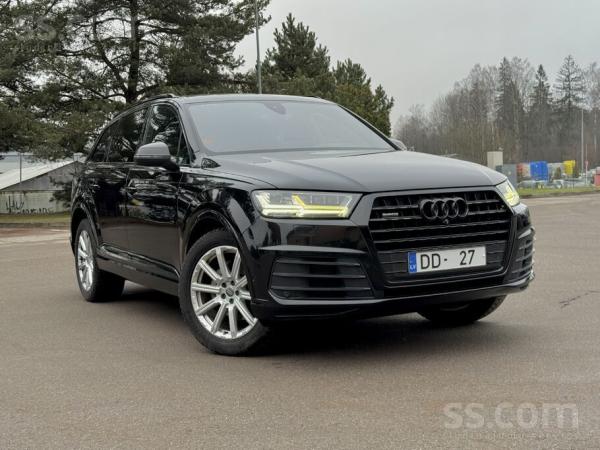 Melns Audi Q7 2015 Cēsis, ar dzinēja tilpumu 3.00 L un nobraukumu 183 tūkst. km par 27500 €, foto 1 vietnē AUTOMOTO.COM.LV