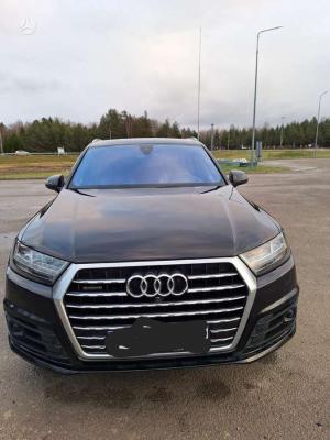 Melns Audi Q7 2015 Pakruojis, ar dzinēja tilpumu 2.97 L un nobraukumu 193 tūkst. km par 29500 €, foto  vietnē AUTOMOTO.COM.LV
