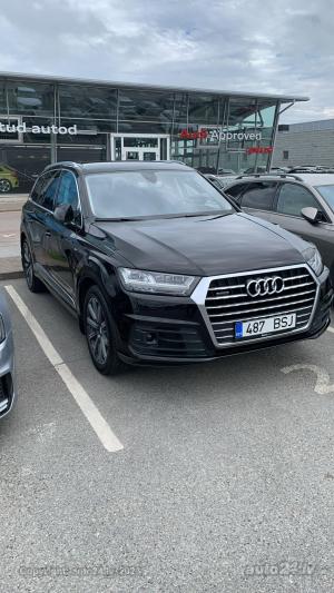 Black Audi Q7 2015 in Tallinn, with an engine capacity of 3.00 L and mileage of 81 thousand km for 40000 €, photo  on AUTOMOTO.COM.LV