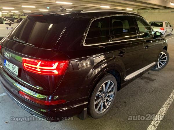 Black Audi Q7 2015 in Tallinn, with an engine capacity of 3.00 L and mileage of 81 thousand km for 40000 €, photo 6 on AUTOMOTO.COM.LV