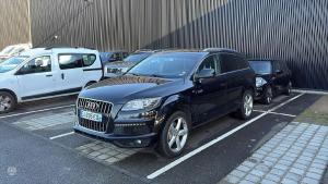 Black Audi Q7 2015 in Vilnius, with an engine capacity of 2.97 L and mileage of 250 thousand km for 12900 €, photo  on AUTOMOTO.COM.LV