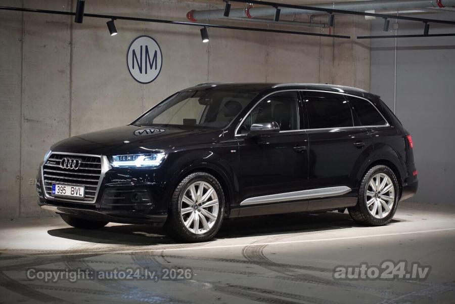 Melns Audi Q7 2015 Tallina, ar dzinēja tilpumu 3.00 L un nobraukumu 243 tūkst. km par 22990 €, foto 1 vietnē AUTOMOTO.COM.LV