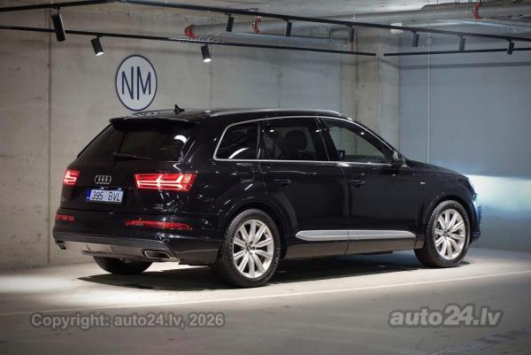 Black Audi Q7 2015 in Tallinn, with an engine capacity of 3.00 L and mileage of 243 thousand km for 22990 €, photo 2 on AUTOMOTO.COM.LV