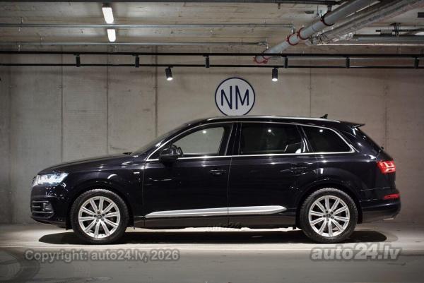 Black Audi Q7 2015 in Tallinn, with an engine capacity of 3.00 L and mileage of 243 thousand km for 22990 €, photo 7 on AUTOMOTO.COM.LV