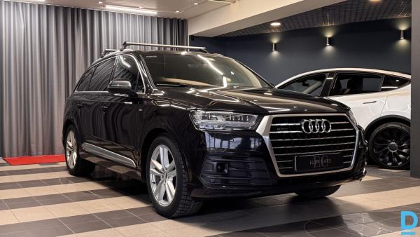 Black Audi Q7 2015 in Marupe, with an engine capacity of 3.00 L and mileage of 32 thousand km for 19990 €, photo 2 on AUTOMOTO.COM.LV