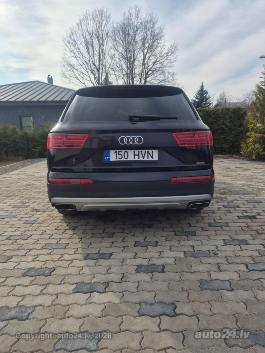 Black Audi Q7 2015 in Tartu, with an engine capacity of 3.00 L and mileage of 244 thousand km for 21999 €, photo 5 on AUTOMOTO.COM.LV