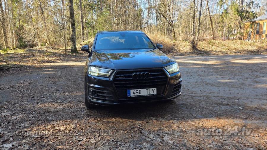 Black Audi Q7 2015 in Tallinn, with an engine capacity of 3.00 L and mileage of 350 thousand km for 16990 €, photo 8 on AUTOMOTO.COM.LV