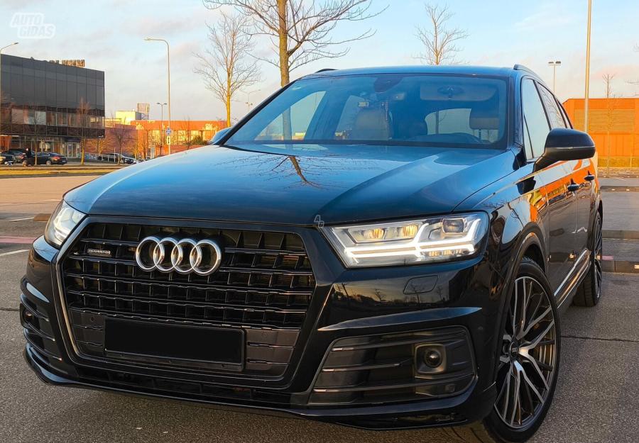 Black Audi Q7 2015 in Klaipeda, with an engine capacity of 3.00 L and mileage of 223 thousand km for 23900 €, photo 1 on AUTOMOTO.COM.LV