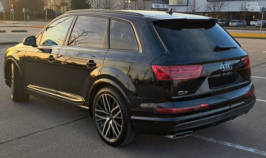 Black Audi Q7 2015 in Klaipeda, with an engine capacity of 3.00 L and mileage of 223 thousand km for 23900 €, photo 5 on AUTOMOTO.COM.LV