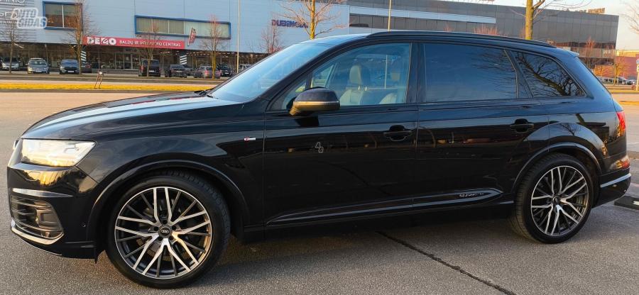 Black Audi Q7 2015 in Klaipeda, with an engine capacity of 3.00 L and mileage of 223 thousand km for 23900 €, photo 7 on AUTOMOTO.COM.LV