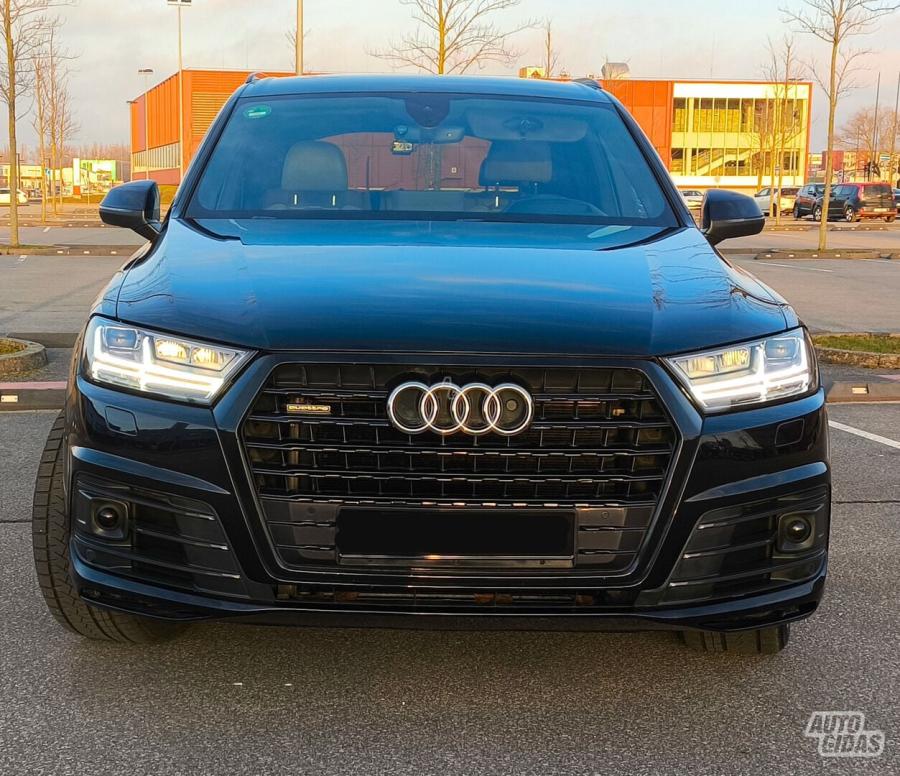 Black Audi Q7 2015 in Klaipeda, with an engine capacity of 3.00 L and mileage of 223 thousand km for 23900 €, photo 10 on AUTOMOTO.COM.LV
