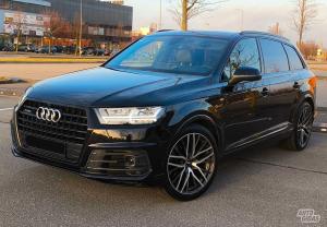 Black Audi Q7 2015 in Klaipeda, with an engine capacity of 3.00 L and mileage of 223 thousand km for 23900 €, photo 12 on AUTOMOTO.COM.LV