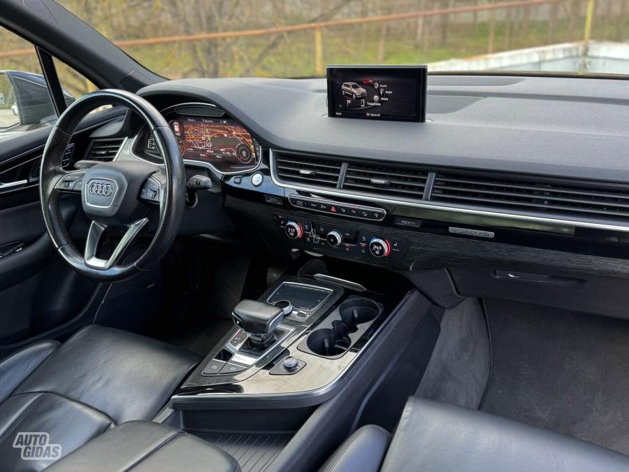 Melns Audi Q7 2015 Viļņa, ar dzinēja tilpumu 3.00 L un nobraukumu 289 tūkst. km par 19400 €, foto 18 vietnē AUTOMOTO.COM.LV