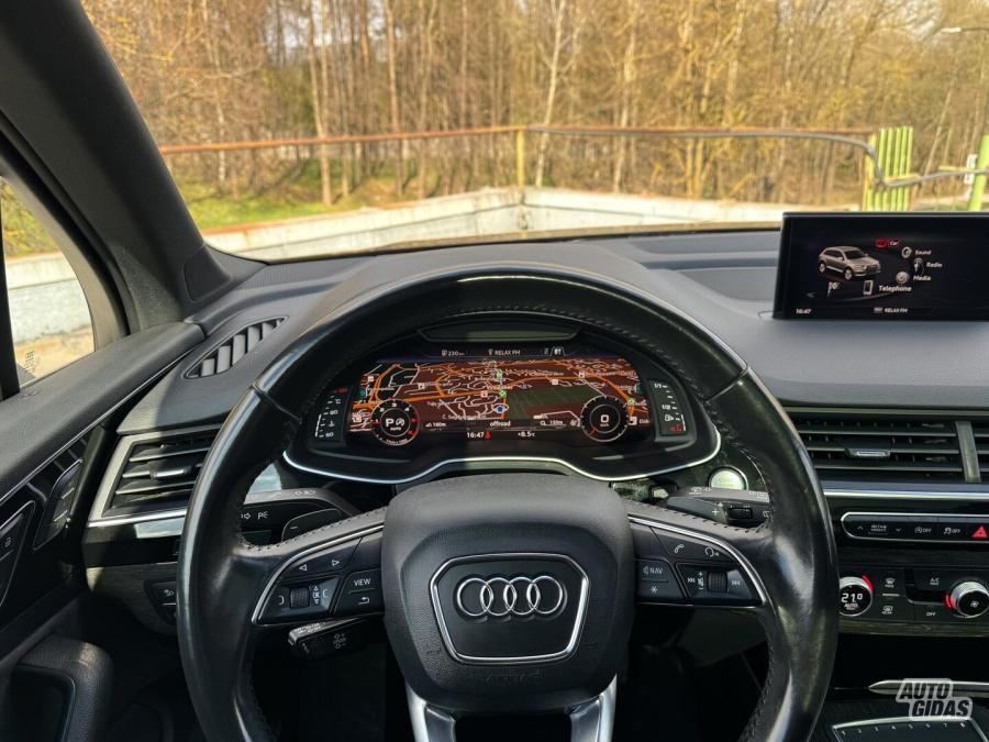 Melns Audi Q7 2015 Viļņa, ar dzinēja tilpumu 3.00 L un nobraukumu 289 tūkst. km par 19400 €, foto 22 vietnē AUTOMOTO.COM.LV
