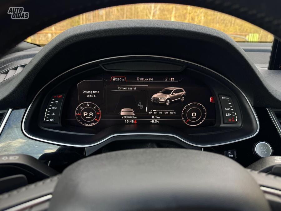 Melns Audi Q7 2015 Viļņa, ar dzinēja tilpumu 3.00 L un nobraukumu 289 tūkst. km par 19400 €, foto 23 vietnē AUTOMOTO.COM.LV