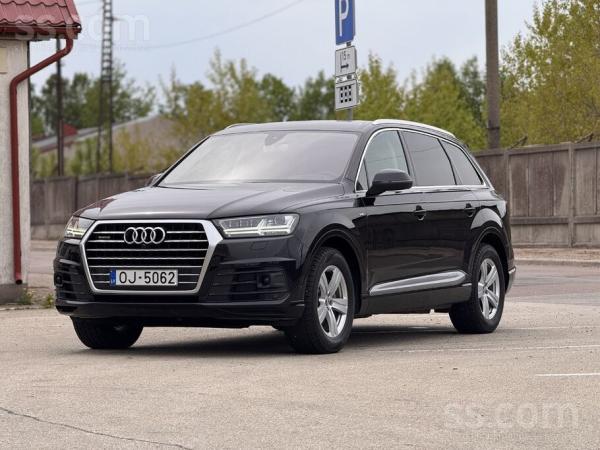 Черный Ауди Ку 7 2015 в Рига, объемом двигателя 3.00 л и пробегом 148 тыс. км за 27900 €, фото 1 на AUTOMOTO.COM.LV