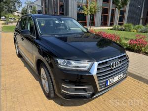 Black Audi Q7 2015 in Riga, with an engine capacity of 3.00 L and mileage of 192 thousand km for 17499 €, photo 3 on AUTOMOTO.COM.LV