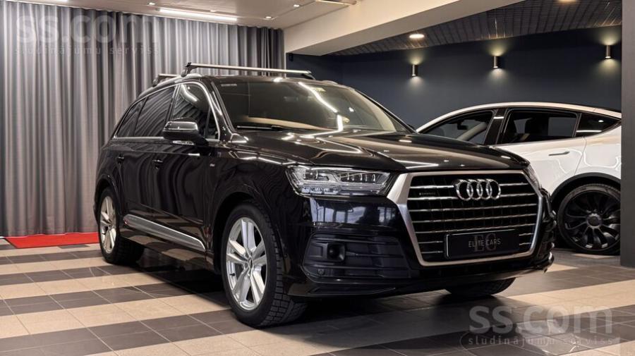 Melns Audi Q7 2015 Rīga, ar dzinēja tilpumu 3.00 L un nobraukumu 320 tūkst. km par 18990 €, foto 4 vietnē AUTOMOTO.COM.LV