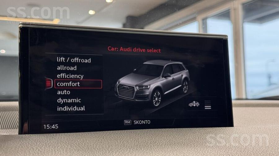 Melns Audi Q7 2015 Rīga, ar dzinēja tilpumu 3.00 L un nobraukumu 320 tūkst. km par 18990 €, foto 21 vietnē AUTOMOTO.COM.LV