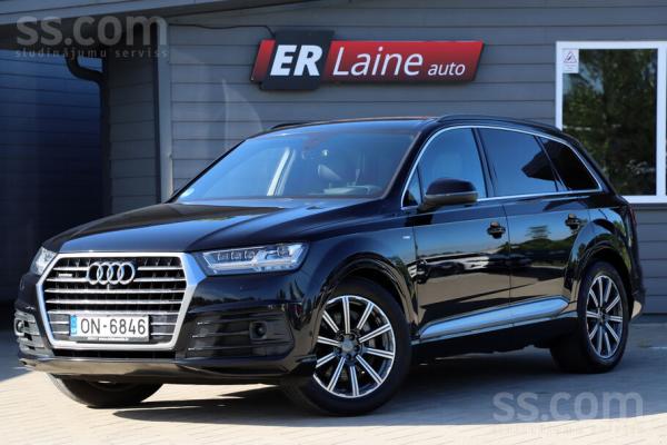Black Audi Q7 2015 in Tukums, with an engine capacity of 3.00 L and mileage of 225 thousand km for 22700 €, photo 1 on AUTOMOTO.COM.LV