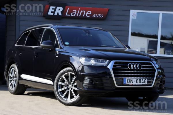 Black Audi Q7 2015 in Tukums, with an engine capacity of 3.00 L and mileage of 225 thousand km for 22700 €, photo 2 on AUTOMOTO.COM.LV