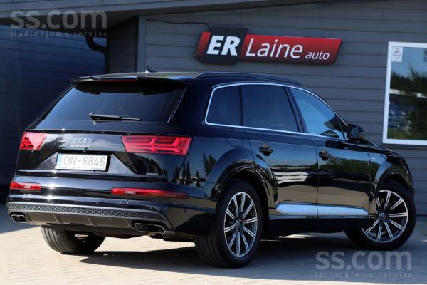 Black Audi Q7 2015 in Tukums, with an engine capacity of 3.00 L and mileage of 225 thousand km for 22700 €, photo 3 on AUTOMOTO.COM.LV