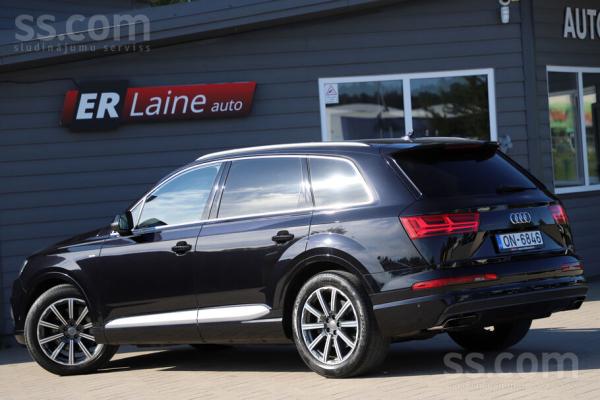 Black Audi Q7 2015 in Tukums, with an engine capacity of 3.00 L and mileage of 225 thousand km for 22700 €, photo 6 on AUTOMOTO.COM.LV