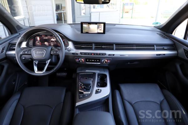 Black Audi Q7 2015 in Tukums, with an engine capacity of 3.00 L and mileage of 225 thousand km for 22700 €, photo 7 on AUTOMOTO.COM.LV