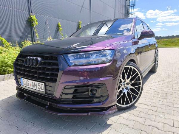 Черный Ауди Ку 7 2015 в Вильнюс, объемом двигателя 2.97 л и пробегом 212 тыс. км за 22800 €, фото 1 на AUTOMOTO.COM.LV