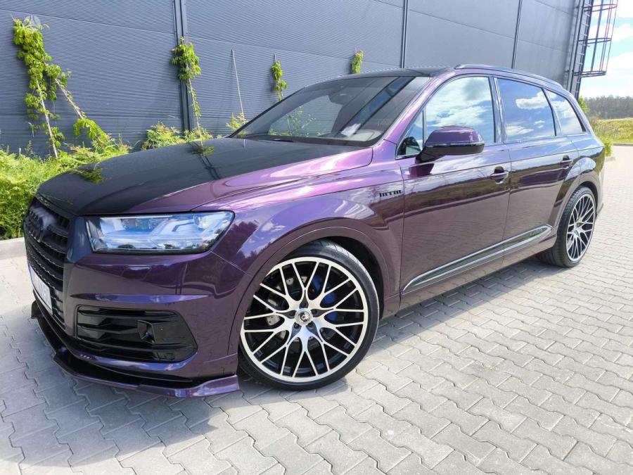 Black Audi Q7 2015 in Vilnius, with an engine capacity of 2.97 L and mileage of 212 thousand km for 22800 €, photo 3 on AUTOMOTO.COM.LV