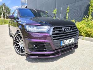 Black Audi Q7 2015 in Vilnius, with an engine capacity of 2.97 L and mileage of 212 thousand km for 22800 €, photo 4 on AUTOMOTO.COM.LV