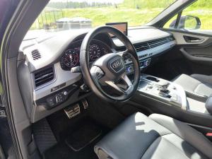 Black Audi Q7 2015 in Vilnius, with an engine capacity of 2.97 L and mileage of 212 thousand km for 22800 €, photo 13 on AUTOMOTO.COM.LV