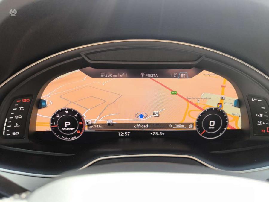 Black Audi Q7 2015 in Vilnius, with an engine capacity of 2.97 L and mileage of 212 thousand km for 22800 €, photo 32 on AUTOMOTO.COM.LV