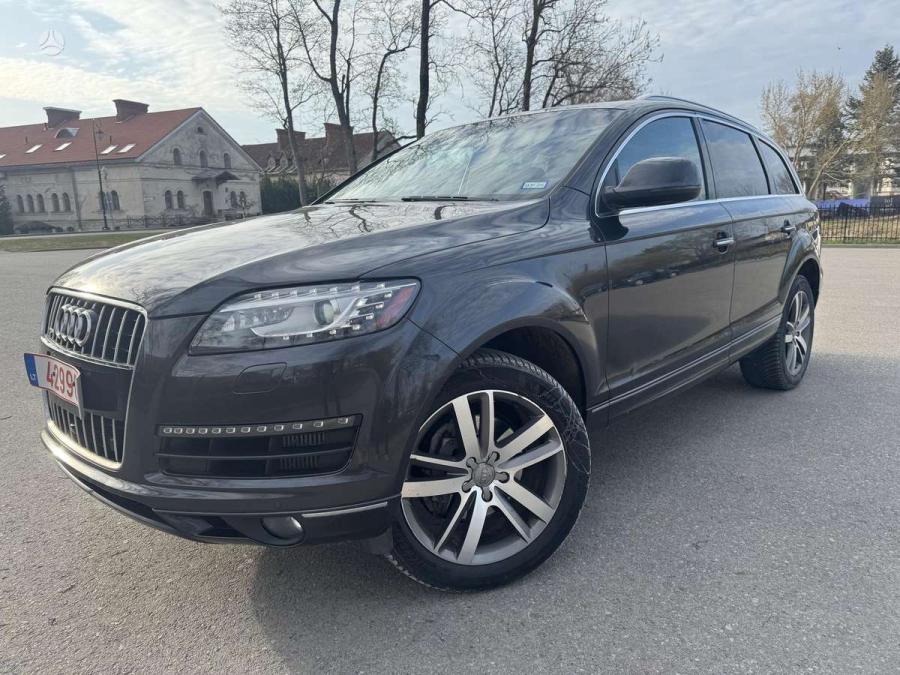 Black Audi Q7 2015 in Kaunas, with an engine capacity of 2.97 L and mileage of 278 thousand km for 8500 €, photo 4 on AUTOMOTO.COM.LV