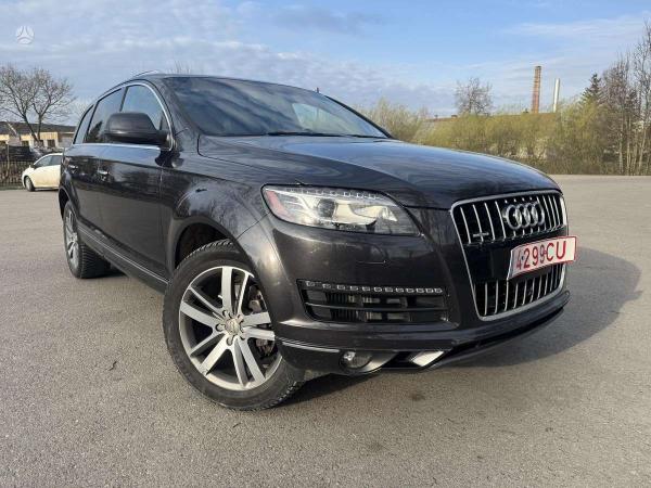 Black Audi Q7 2015 in Kaunas, with an engine capacity of 2.97 L and mileage of 278 thousand km for 8500 €, photo 9 on AUTOMOTO.COM.LV